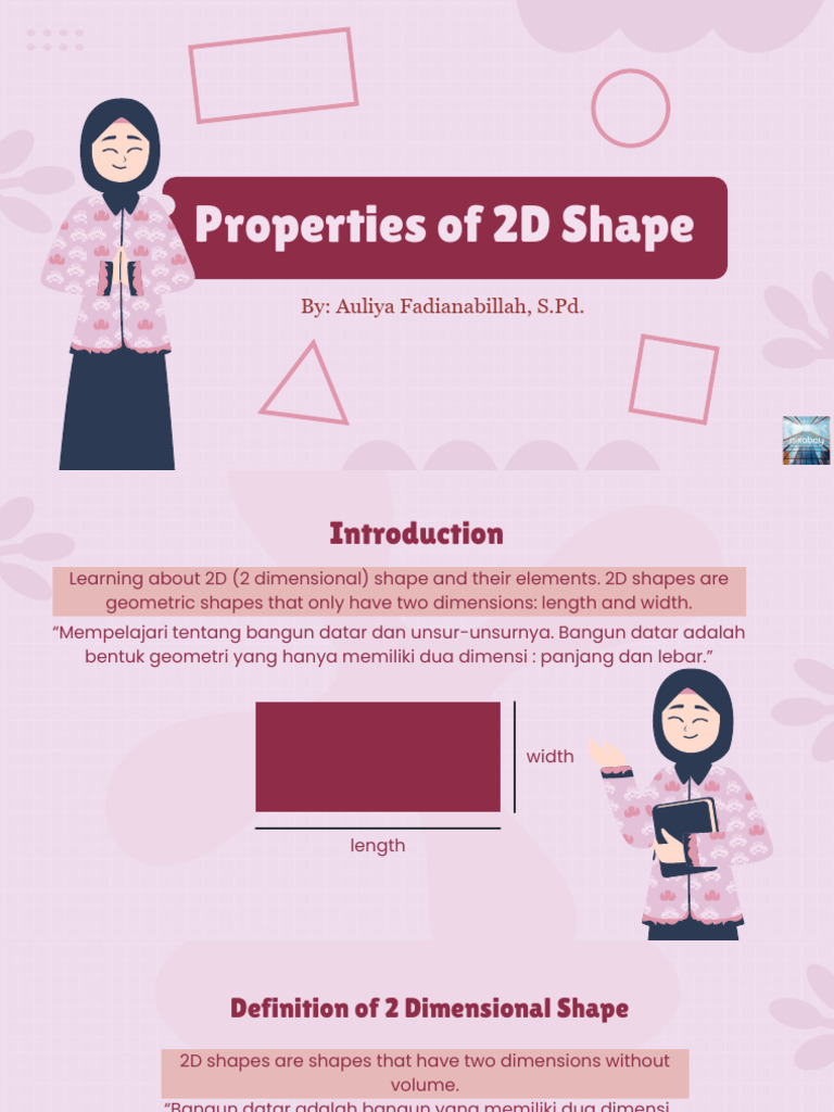 Properties of 2D Shapes Explained | PDF | Rectangle | Shape