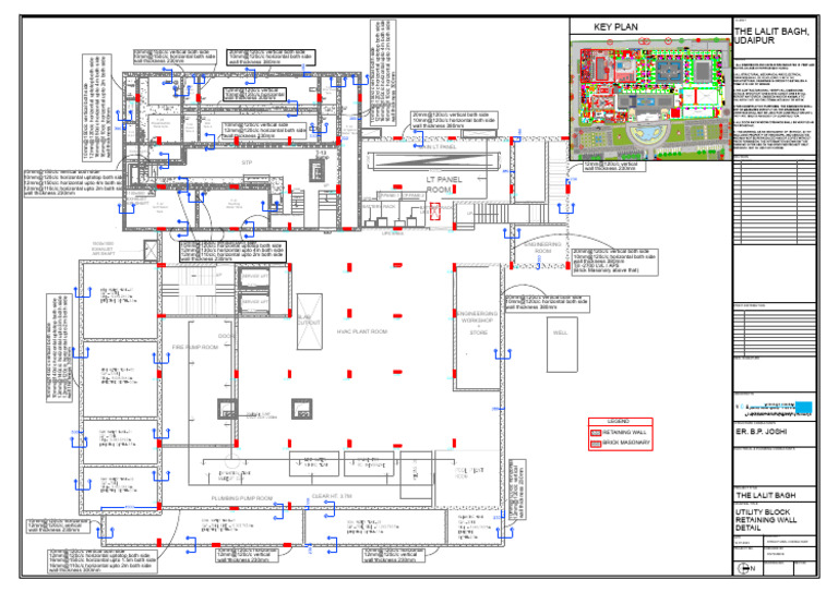 13-07-2023 Utility Block Retaining Wall Detail-01 | PDF