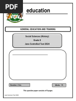 Maths Grade 8 Paper 2 | PDF | Arithmetic | Mathematics