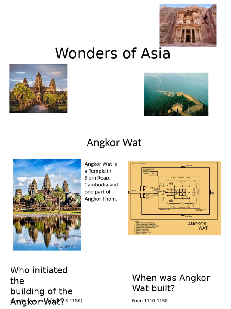 7 Wonders of Asia | PDF