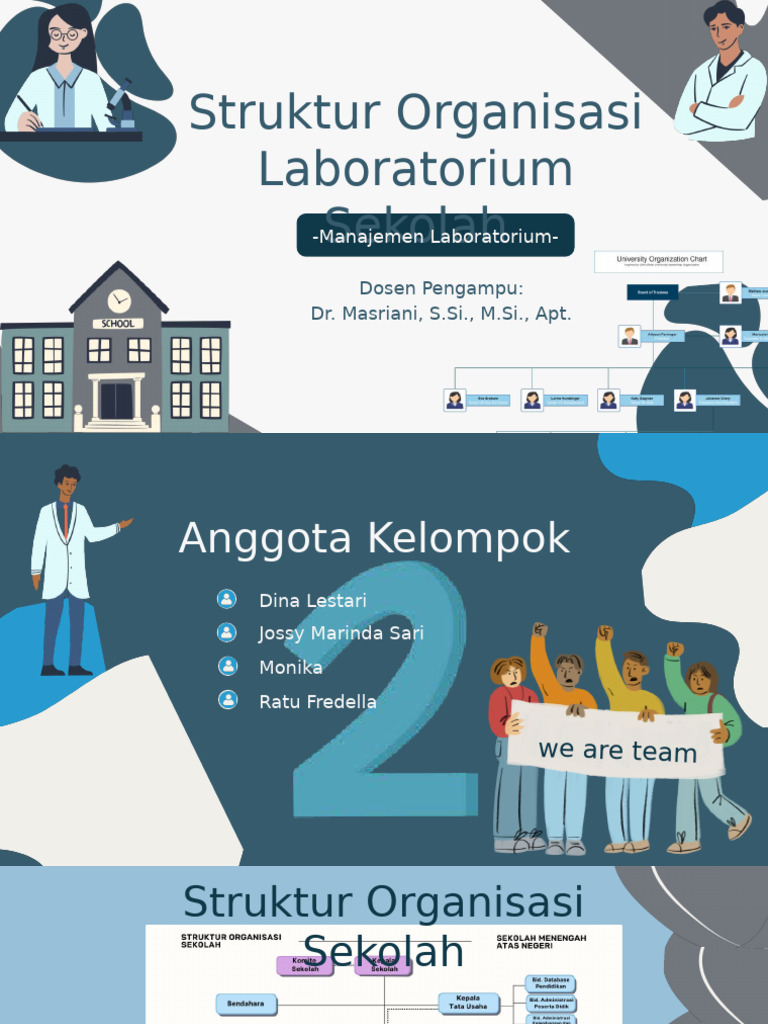 Struktur Organisasi Laboratorium Sekolah | PDF