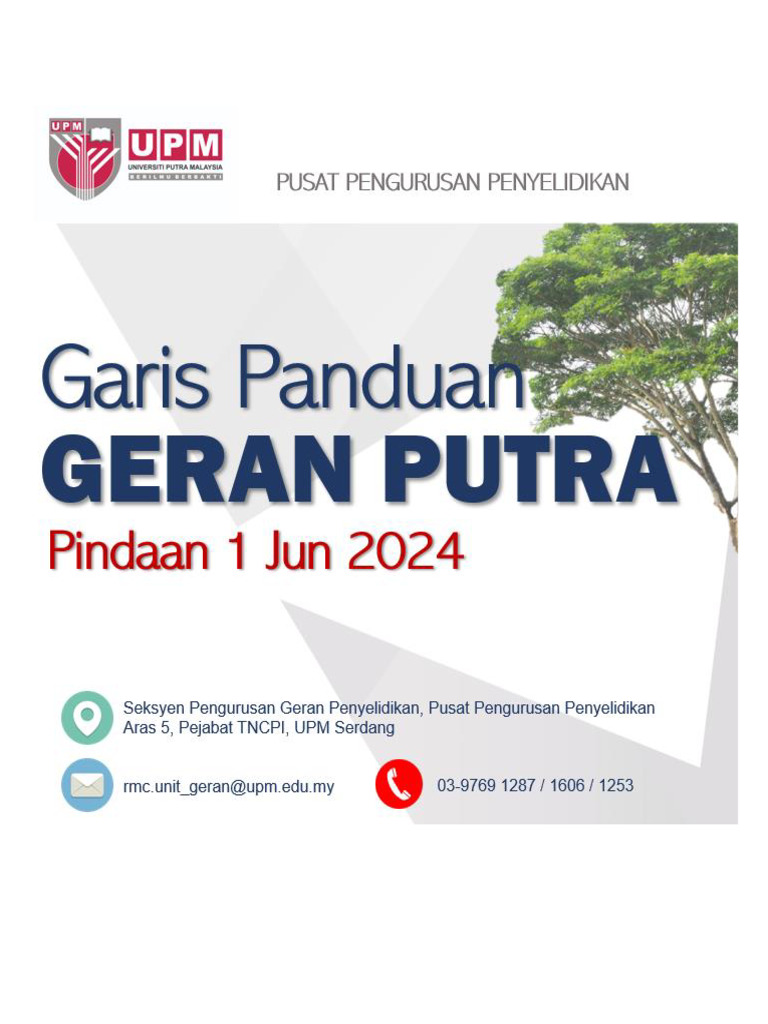 20240530142538garis Panduan Geran Putra 2024 - 29052024 | PDF