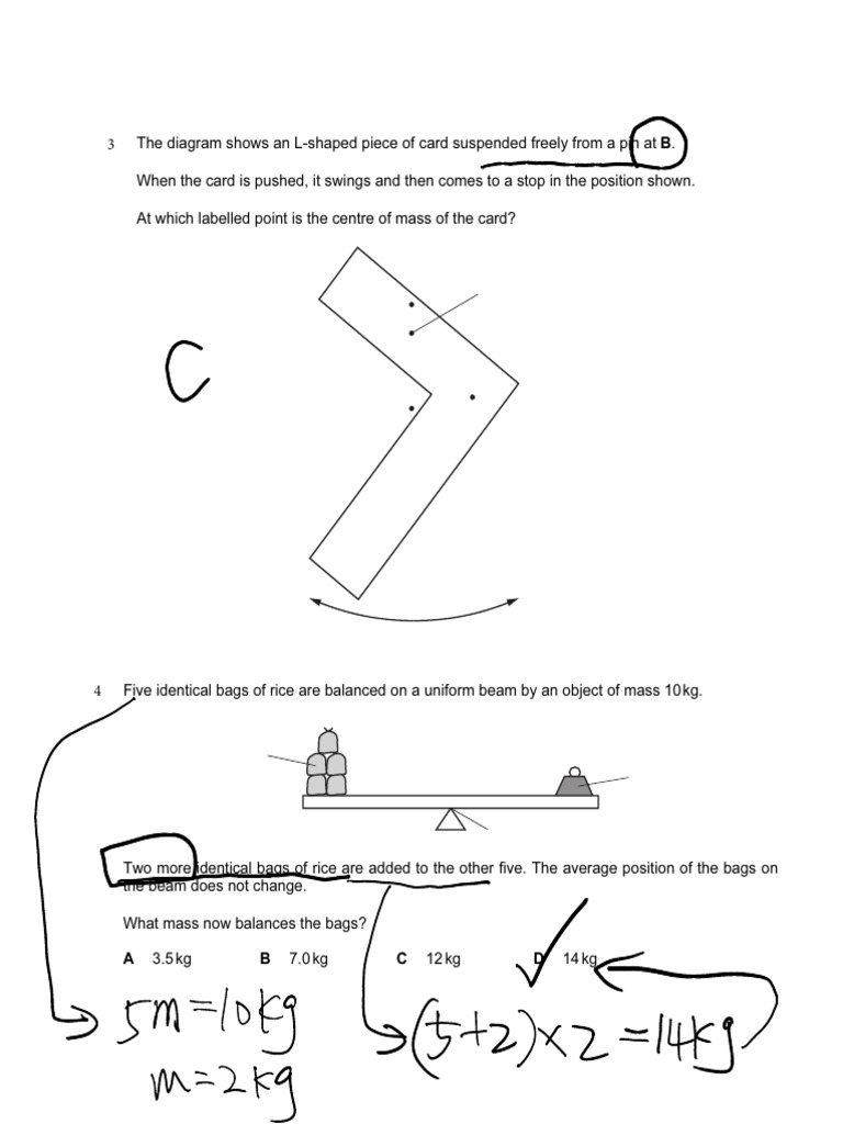 Understanding Center of Mass and Balance | PDF | Lever | Force