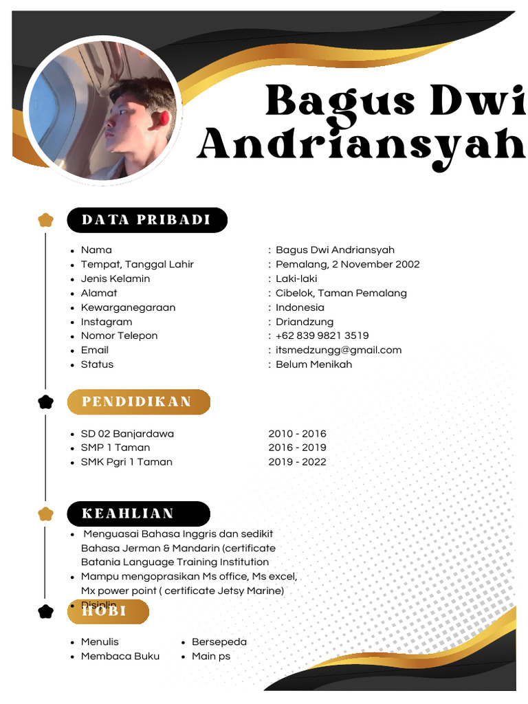 Profil Bagus Dwi Andriansyah | PDF