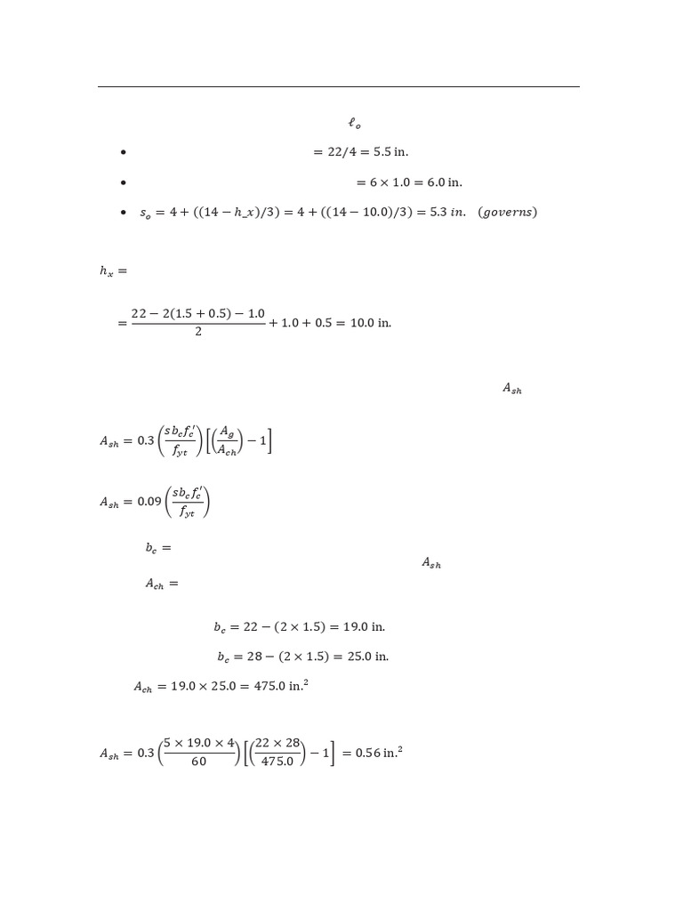 Design of Low-Rise Reinforced Concrete Buildings Based On The 2009 IBC ...