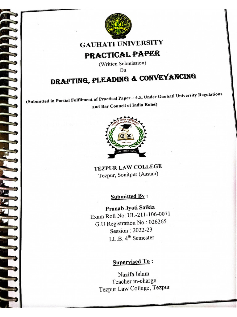 Drafting Pleading and Conveyancing | PDF