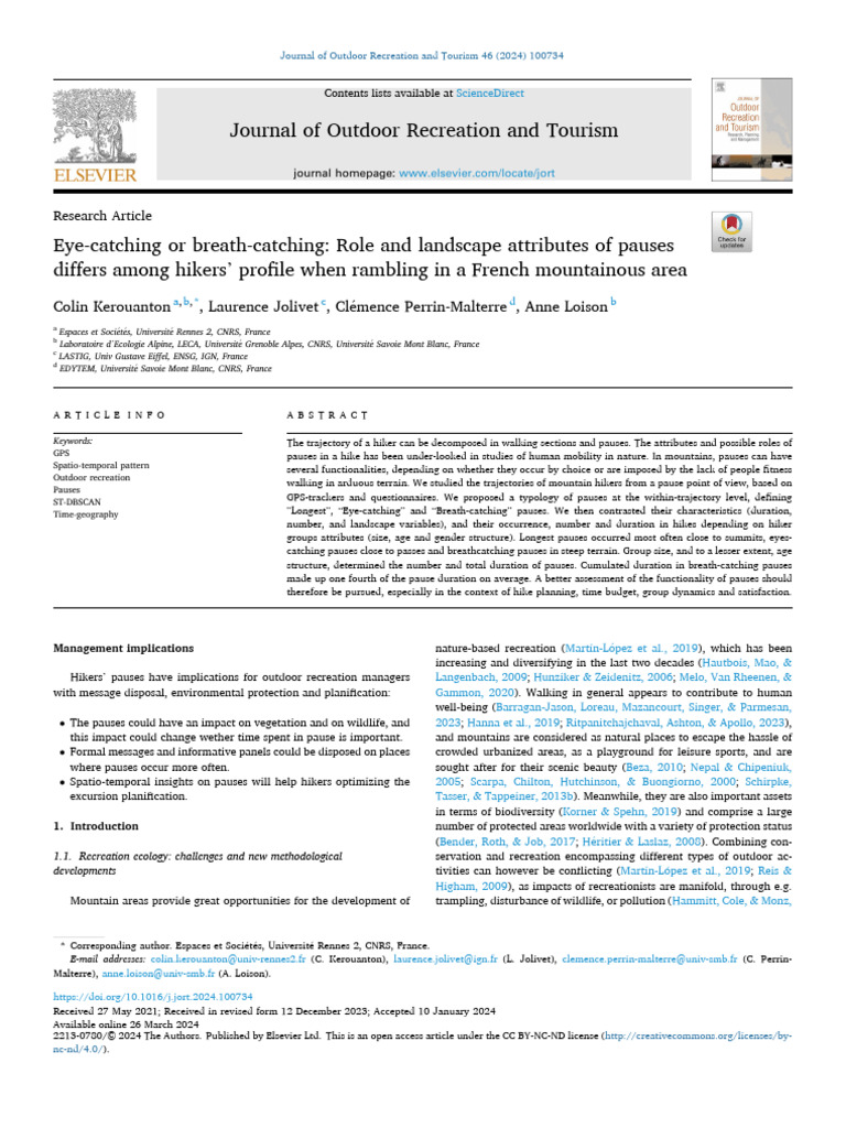 Eye Catching or Breath Catching Role and Landscape Att 2024 Journal of ...
