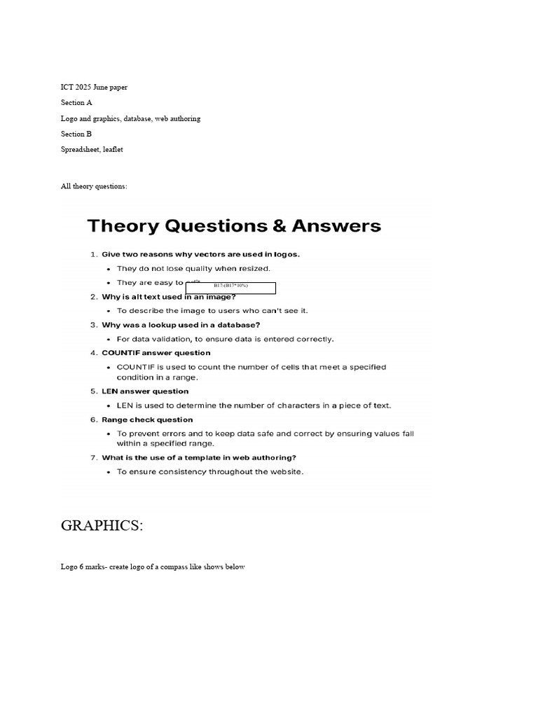 ICT Paper 1 June 2025 Overview | PDF