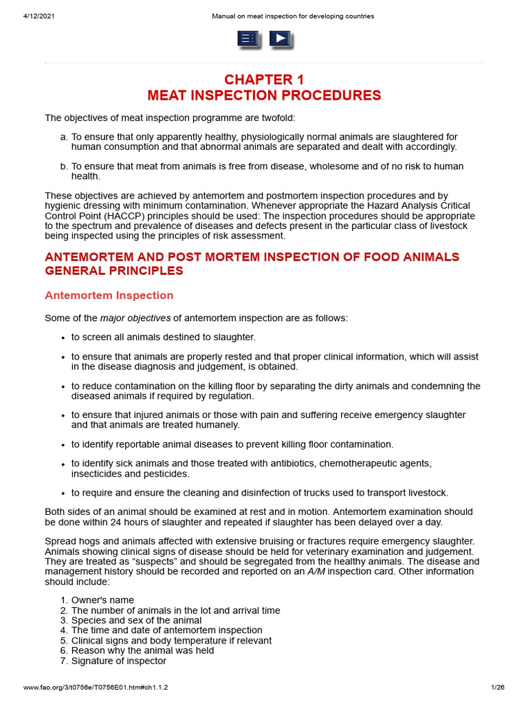 1.manual On Meat Inspection For Developing Countries | PDF | Lymphatic ...