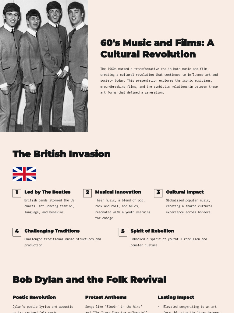 60s Music and Films A Cultural Revolution | PDF | Rock Music ...