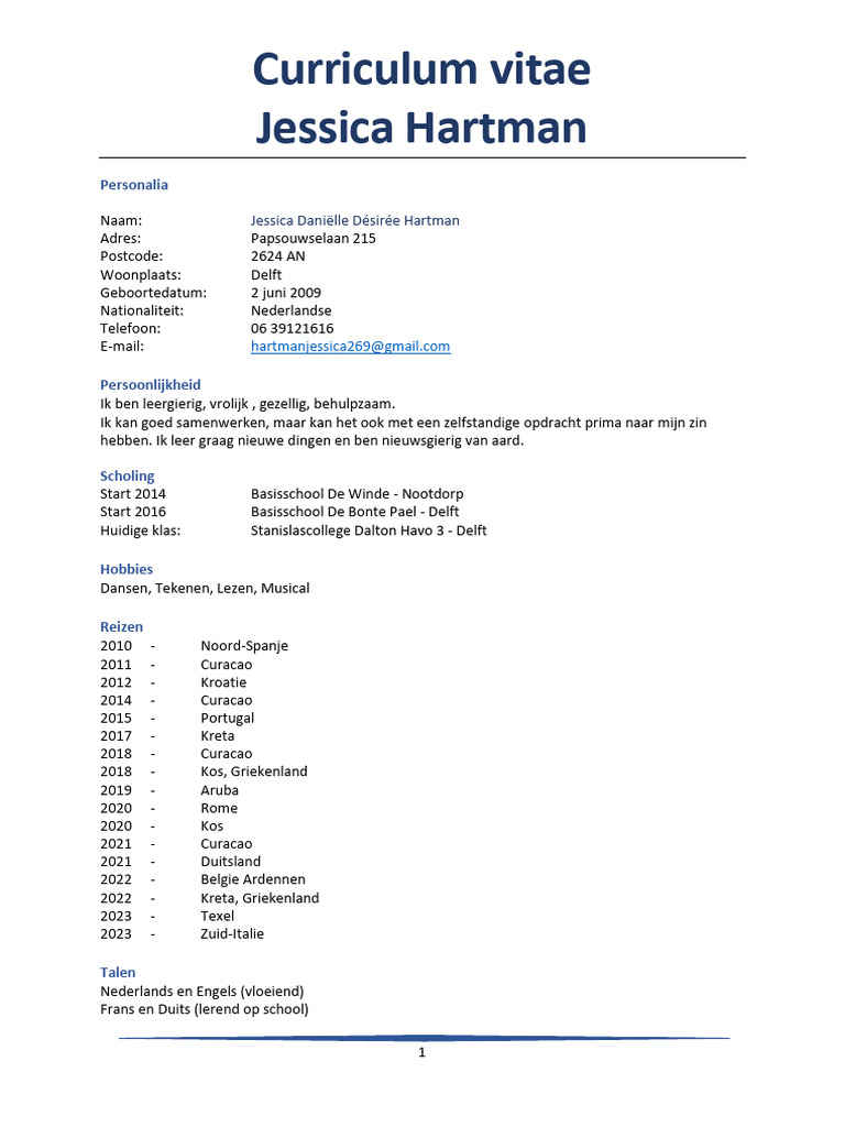 CV - Jessica Hartman 2 | PDF