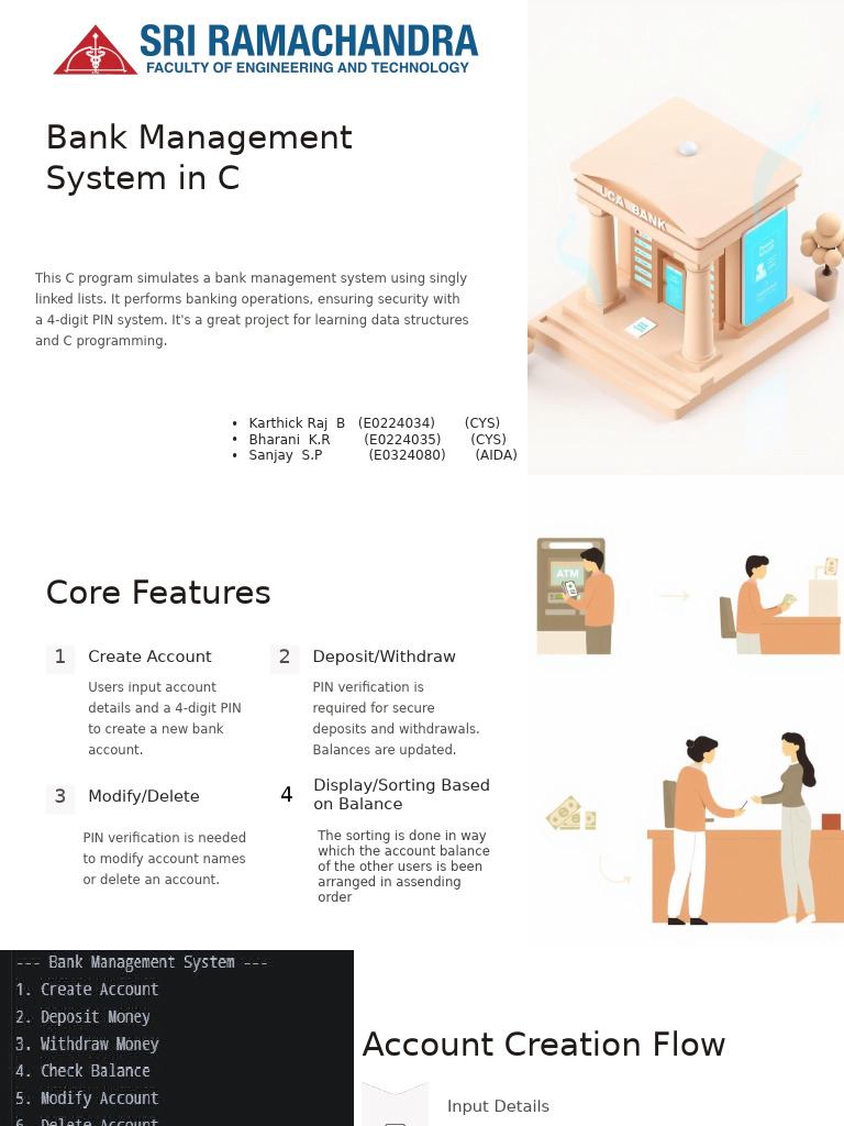 Bank Management System in C | PDF | Information Technology | Data ...