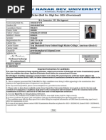Student Exam Sheet Sample | PDF