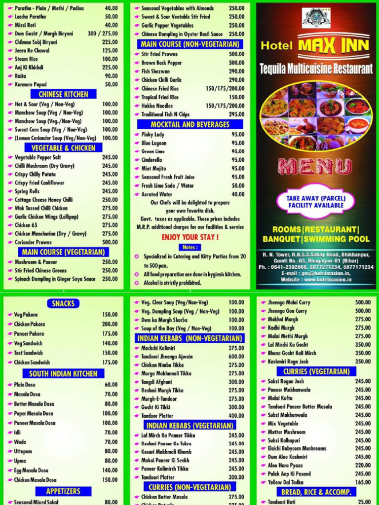 Menu Restaurant | PDF