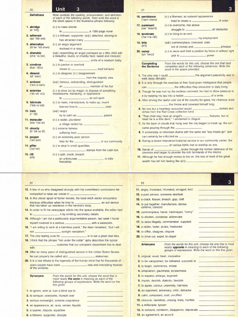 Definitions Sembl C: (TRLT) | PDF