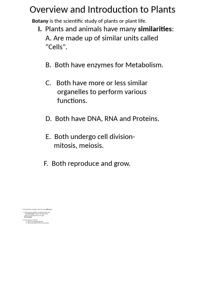 Overview of Botany and Plant Science | PDF | Fern | Plants