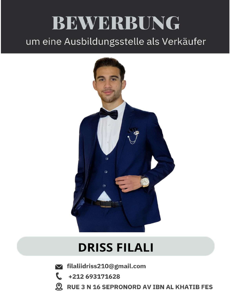 Unterlagen - Verkäufer - Driss FILALI | PDF