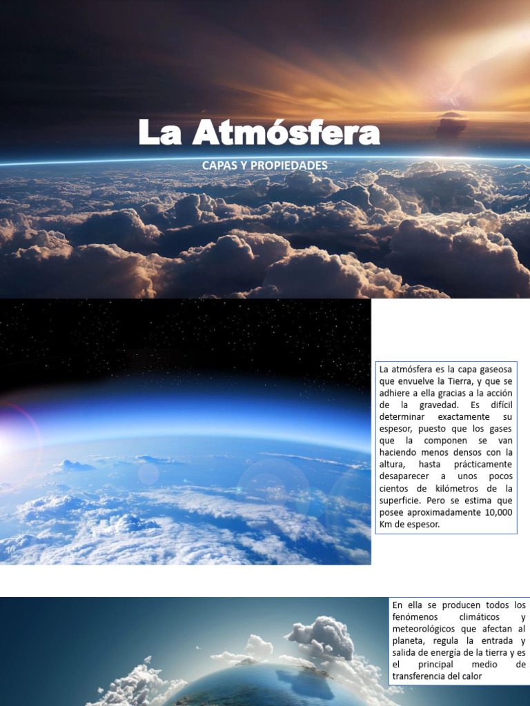 Atm Sfera | PDF | Gases | Atmósfera