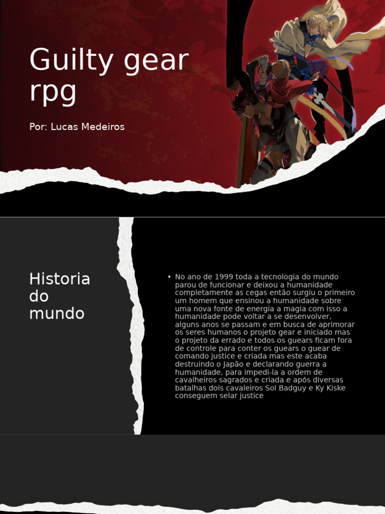 Guilty gear rpg (versão porca) | PDF