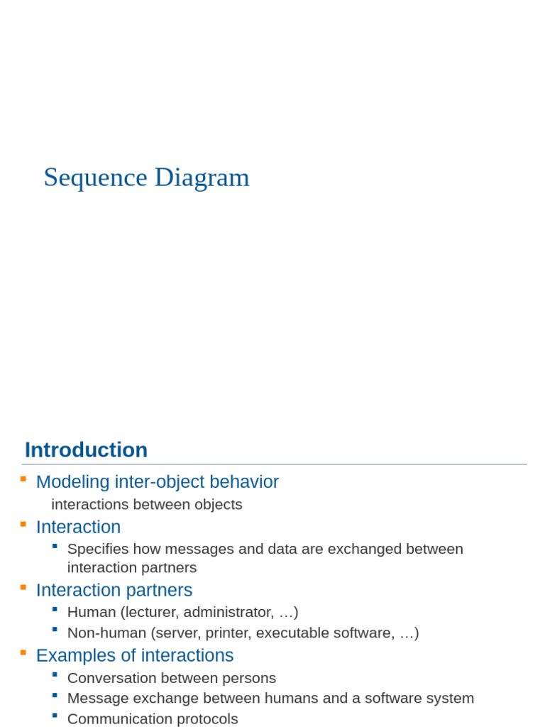 Lectures Week 9 SequenceDiagram | PDF | Control Flow | Computer Programming