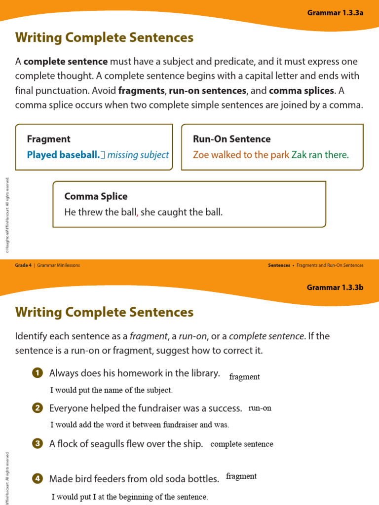Kami Export - AARON PENA - Grammar Lesson 1.3.3 | PDF | Sentence ...