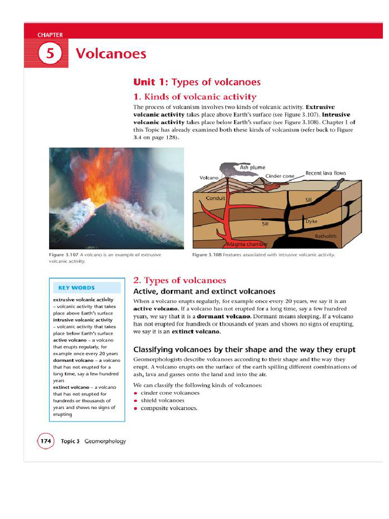 Grade 10-Term 2 - Week 9 - Volcanoes-Types of Volcanoes | PDF