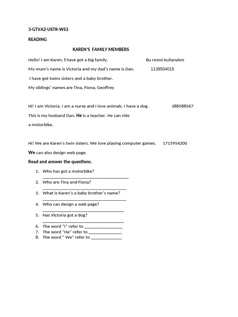 3 Get Involved A2 Starter Ws3 Sheet | PDF | Chess Openings | Chess