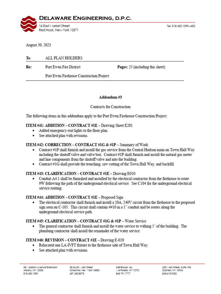 Addendum 3 | PDF | Road Surface | Concrete