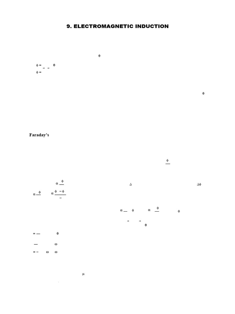 Electro Magnetic Induction | PDF | Electromagnetic Induction | Inductance