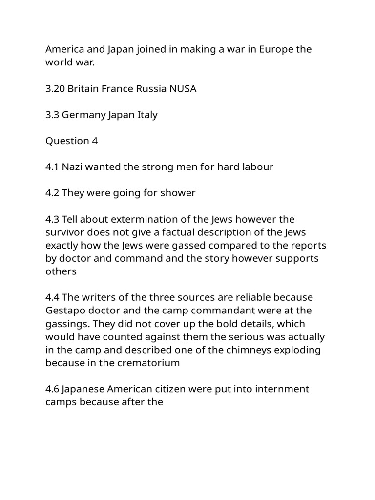 WWII Research Notes | PDF