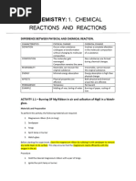 10th Science Practical Book | PDF | Chlorine | Melting Point