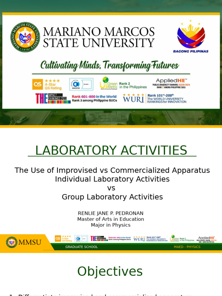 Improvised vs Commercialized Lab Apparatus | PDF | Experiment ...