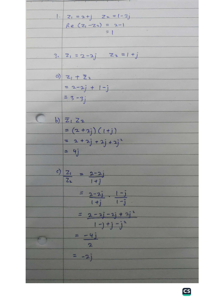 Math Tutorial 1 | PDF