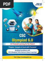 CSC Olympiad 5.0 Registration Details | PDF | Learning