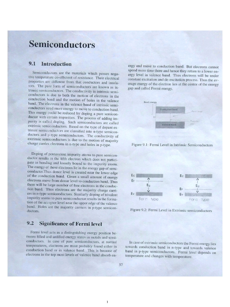 Module-5 Semiconductor Notes | PDF