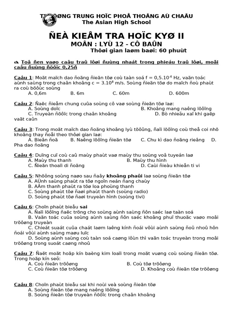 De KT Vat Li Lop 12 | PDF