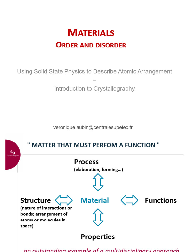 4 Order Disorder Diffraction 1 4 | PDF | Crystal Structure | Crystal