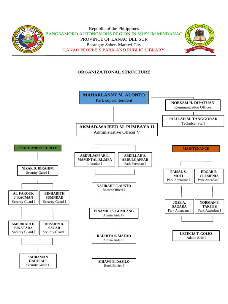 Company's Organizational Structure | PDF