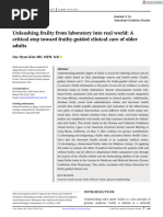 Rockwood. Theou 2020. Clinical Frailty Score | PDF | Dementia | Geriatrics