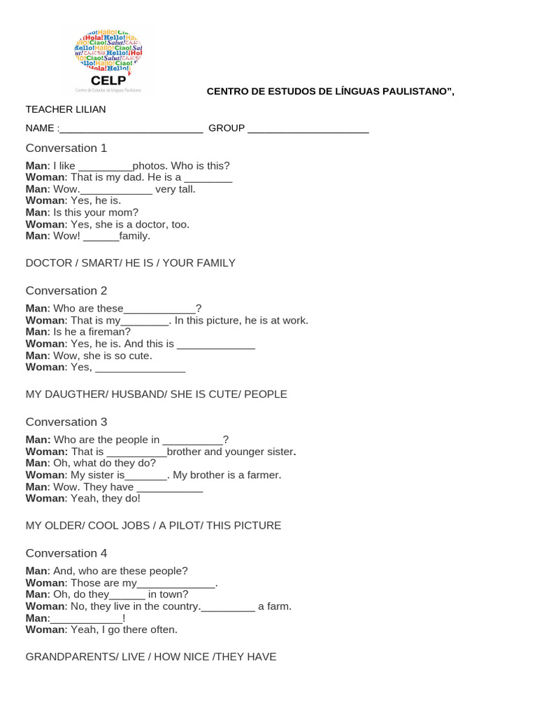 Celp Oral Test | PDF