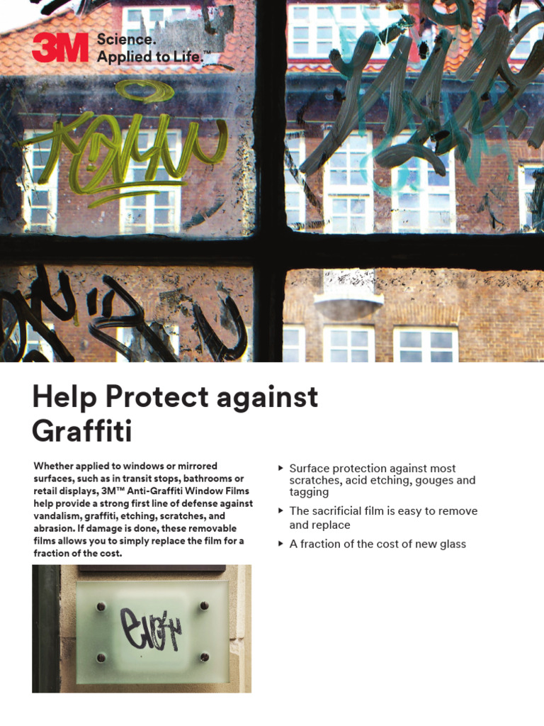 3M Anti-Graffiti Window Film Benefits | PDF | Graffiti | Building ...