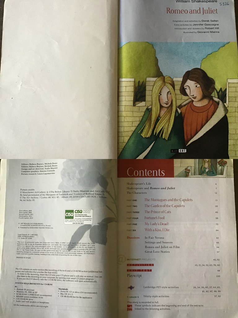 01-Romeo and Juliet Part One | PDF