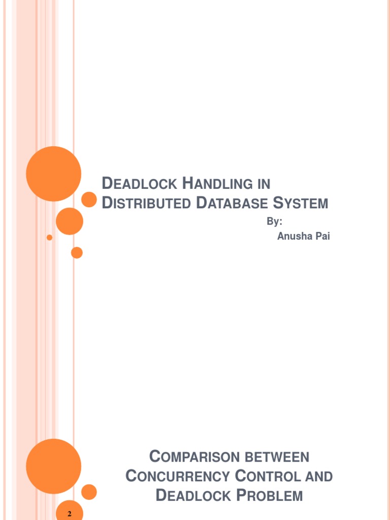 Deadlock by Anusha Pai | PDF | Concurrency (Computer Science) | Computer Data