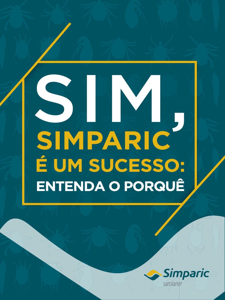 Simparic: Eficácia em Carrapatos e Pulgas | PDF