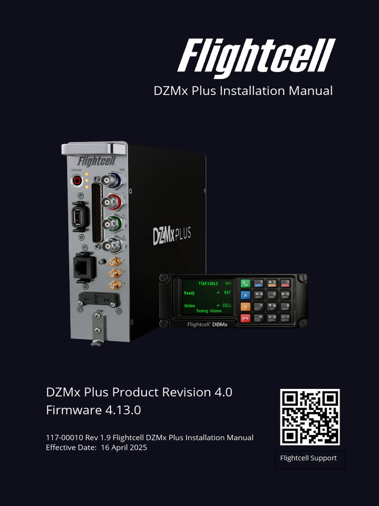 117-00010 Rev 1.9 DZMX Plus Installation Manual | PDF | Menu (Computing ...