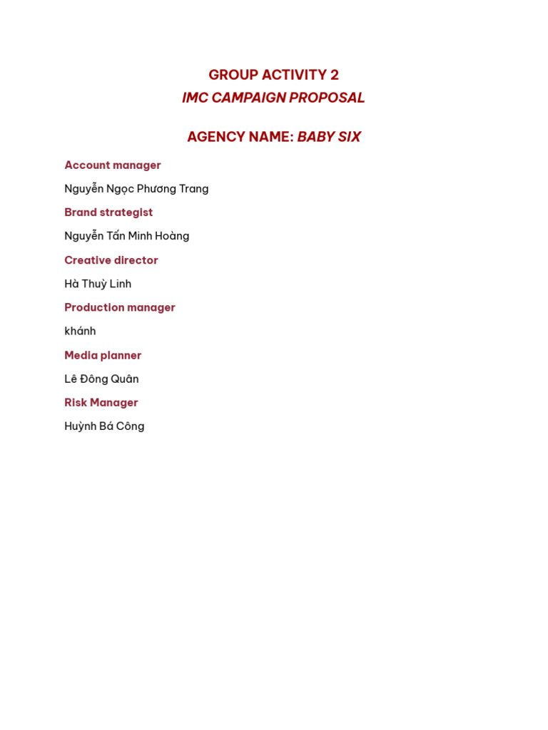 Group Activity 2 - BABYSIX - MDC-T125WSB-1 | PDF | Vietnam | Accessibility