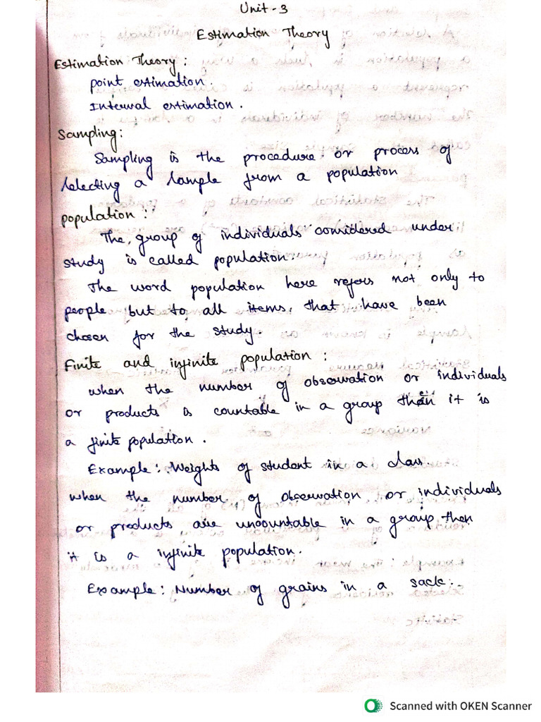 P and S Unit 3 | PDF