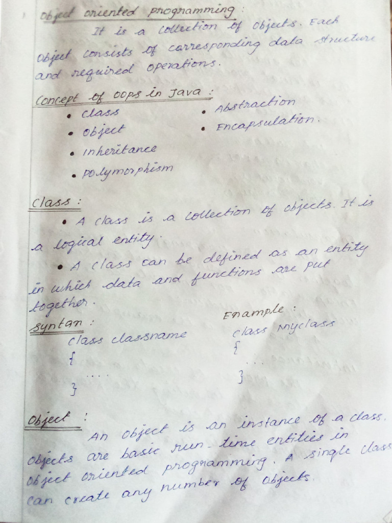 OOPS Assignment | PDF