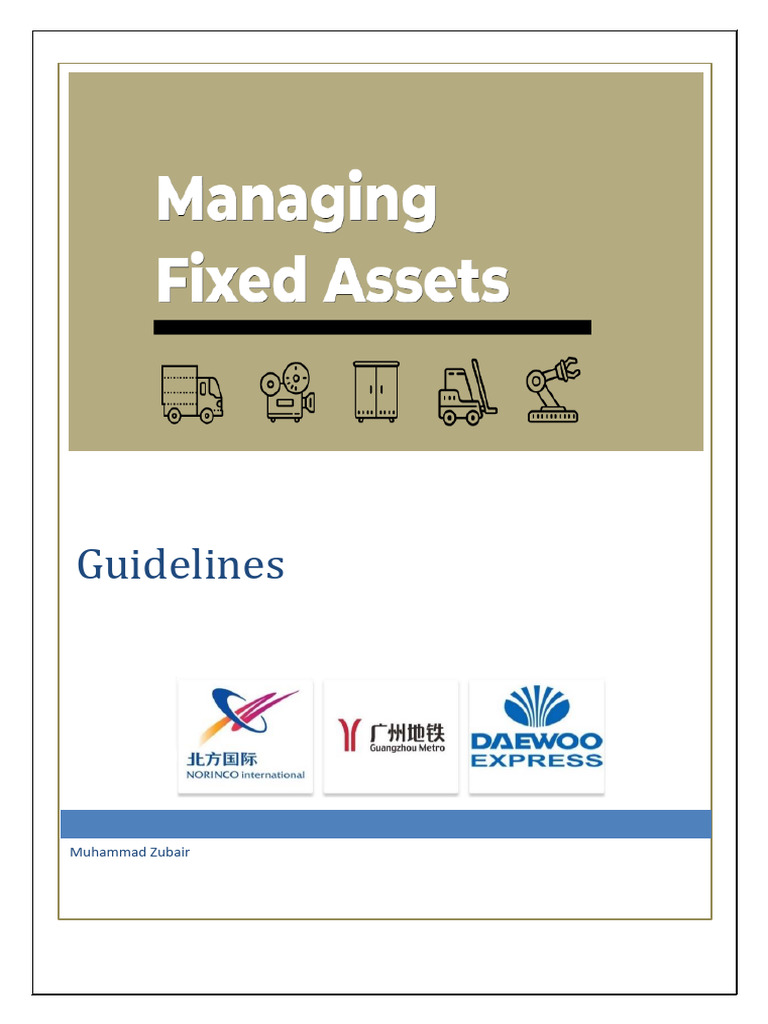 Fixed Assets Management Guidelines | PDF | Depreciation | Business