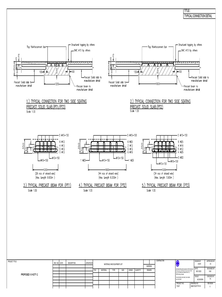 Viva City 2 Typical Connection Detail | PDF